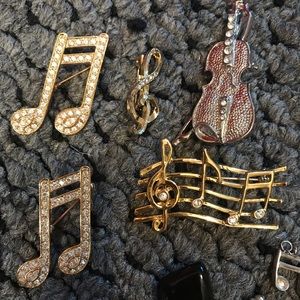 No brand | Jewelry | Vintage Music Pins | Poshmark
